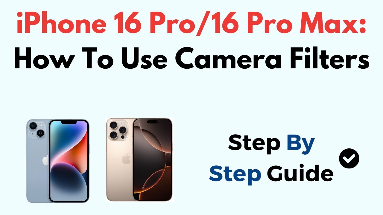 iPhone 16 Pro/16 Pro Max: How To Use Camera Filters - YouTube
