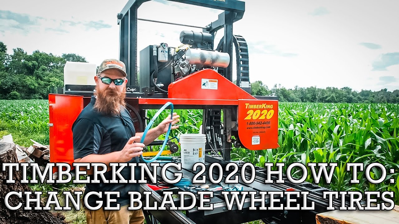 TImberKing 2020 How To Change Band Wheel Tires - YouTube
