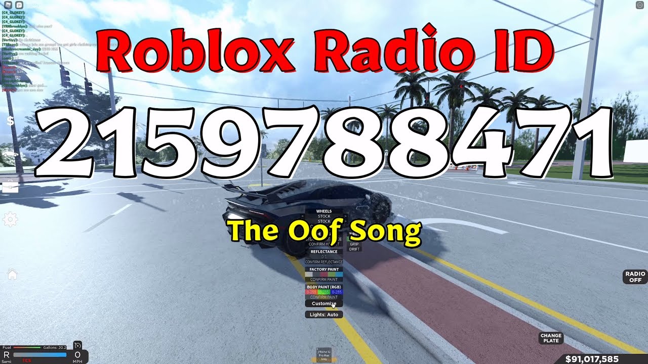 The Oof Song Roblox ID - YouTube