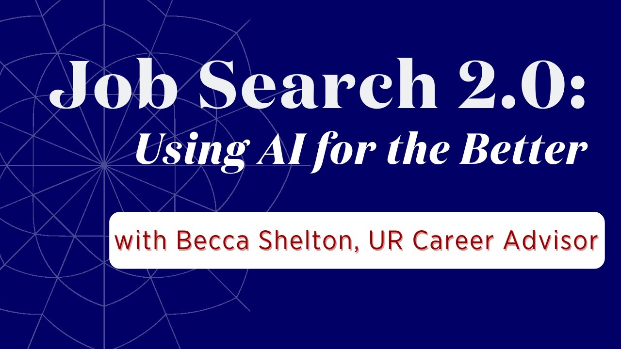 Job Search 2.0: Using AI for the Better - YouTube
