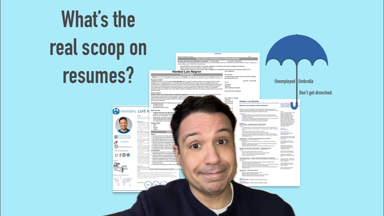 Resumes formats & Applicant Tracking Systems (ATS) - YouTube