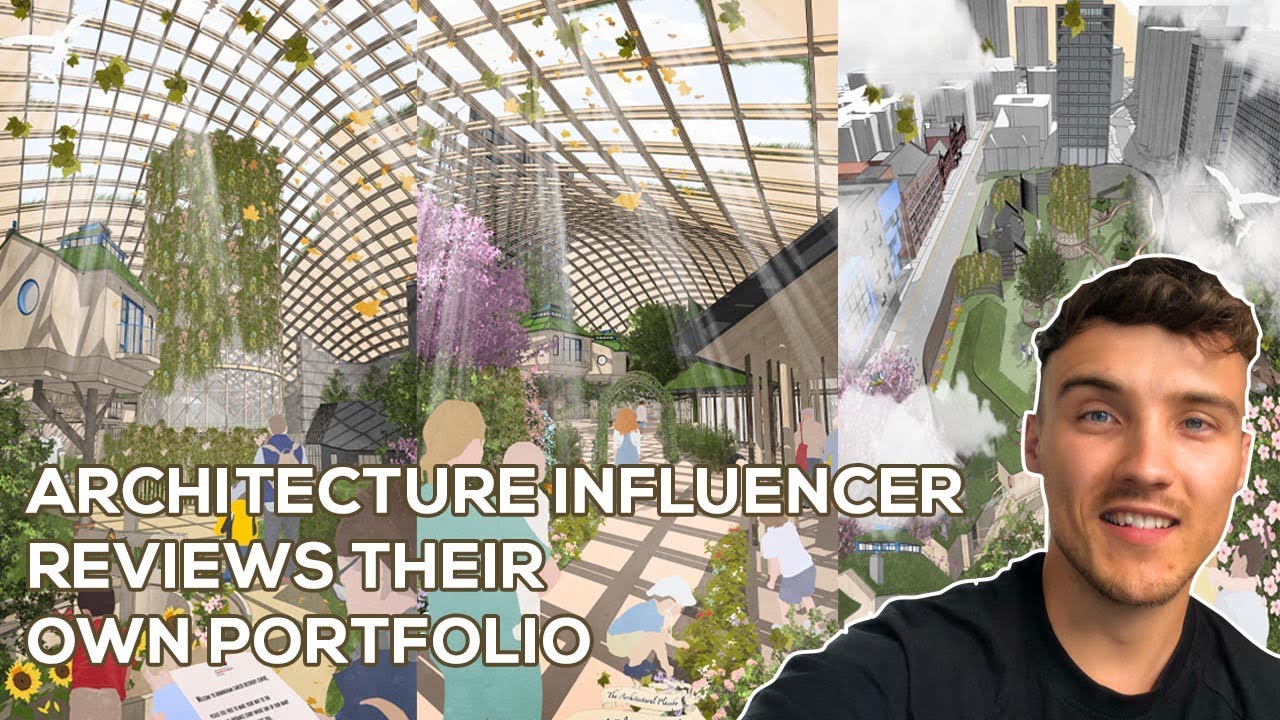 ARCHITECTURE INFLUENCER REVIEWS THEIR OWN PORTFOLIO - YouTube
