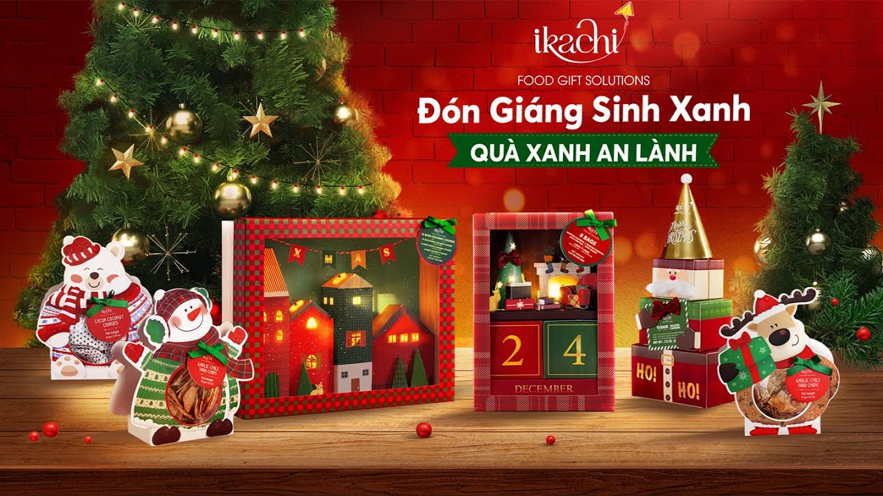 CHRISTMAS GIFTS | BỘ SƯU TẬP QUÀ GIÁNG SINH XANH IKACHI 2024 - YouTube