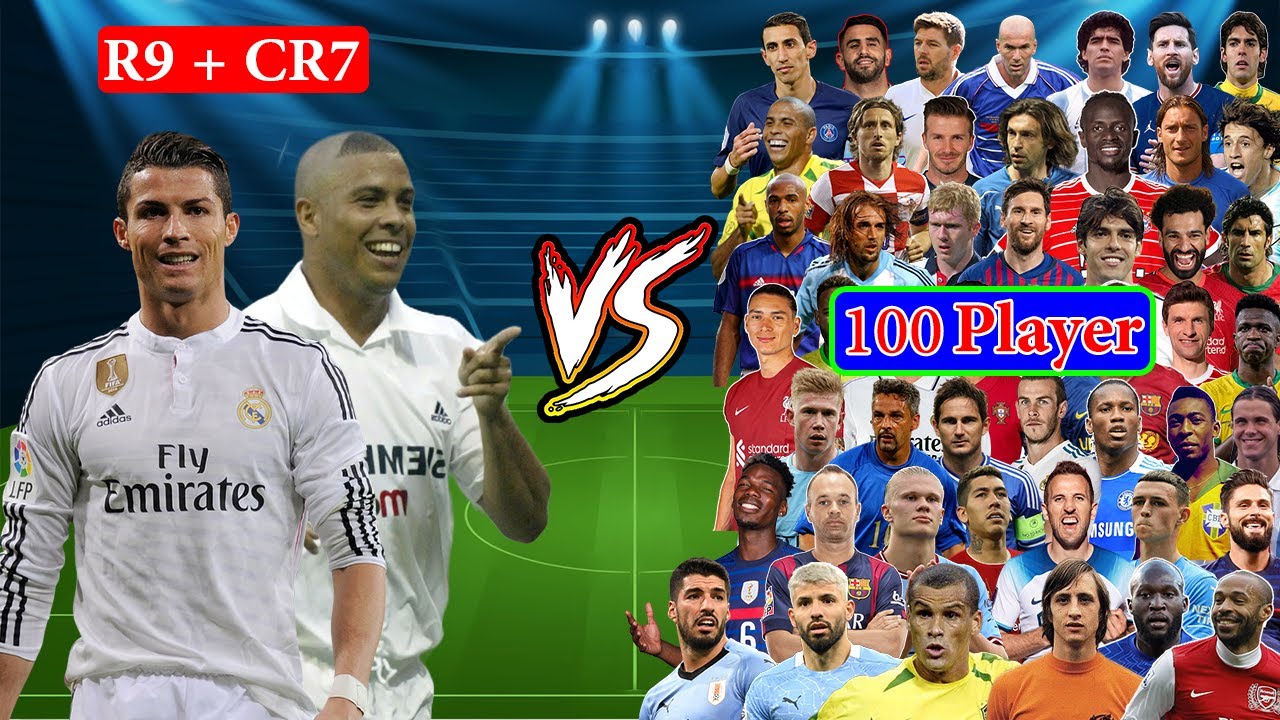 Ronaldo CR7 R9 VS 100 Player Football (Messi-Neymar-Maradona-Ziedan ...