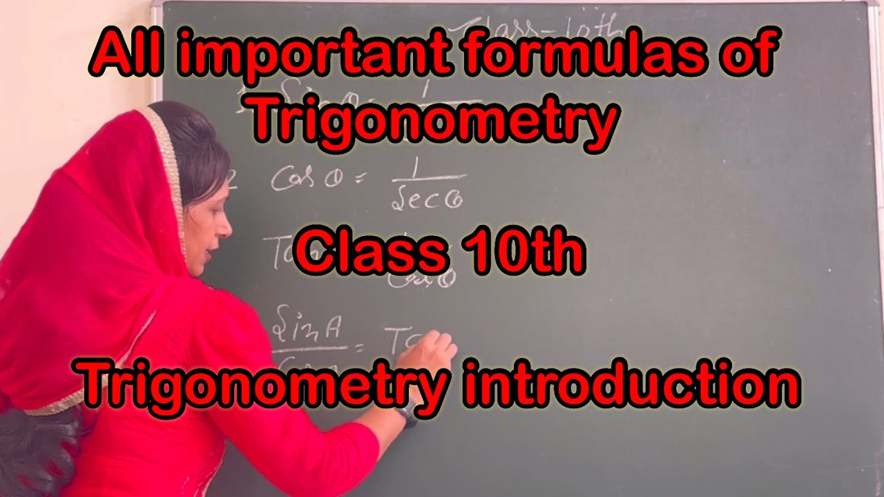 @trigonometry formula’s @trigonometry introduction#chapter8 @class10th ...