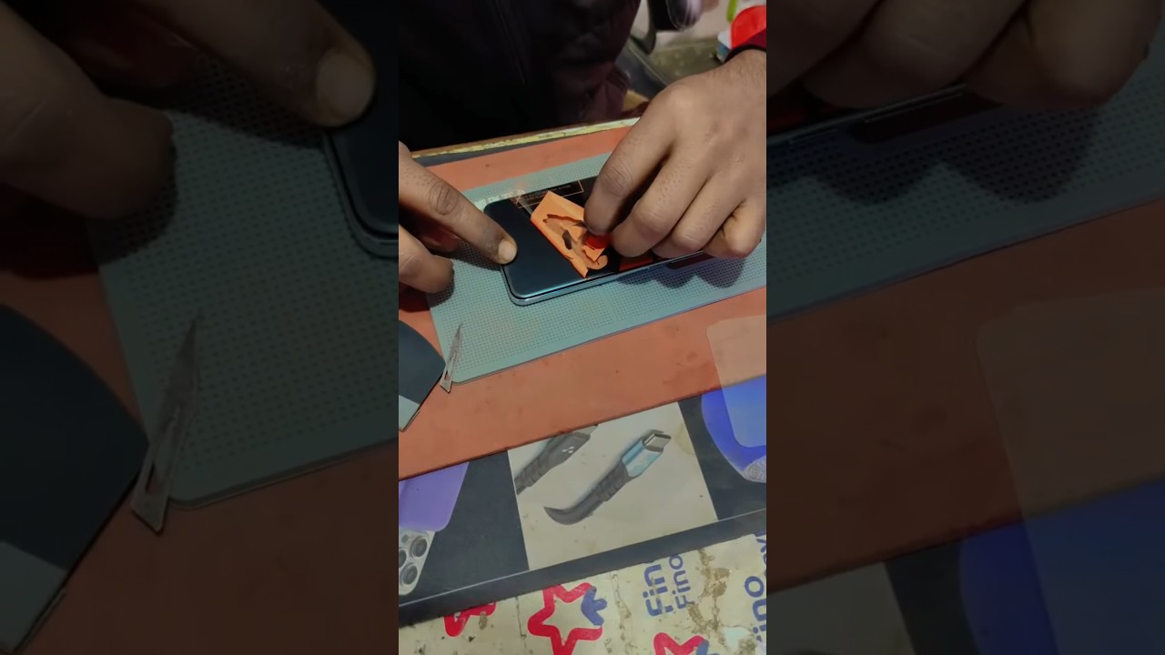 iqoo z10r 5g...#front #screen #matt #membran #glass #cuttingmachine # ...