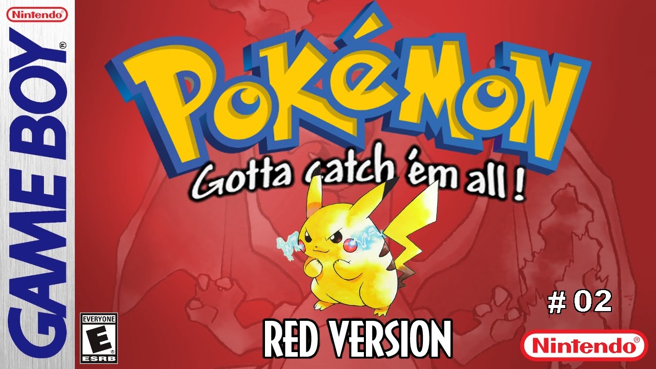 POKEMON RED Walkthrough Gameplay | Part 02: Pikachu and Pewter City ...