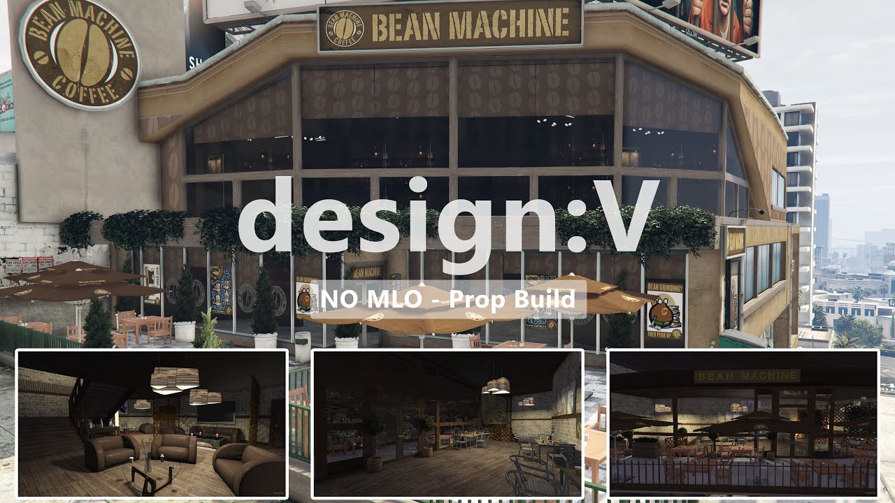 [NO MLO - Prop Build] Bean Machine Coffee Shop (www.rina-roleplay.com) - YouTube