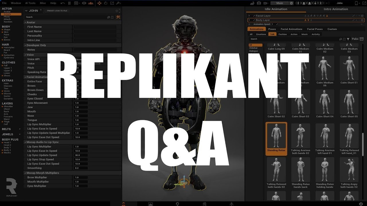 Replikant YouTube Q&A stream - YouTube