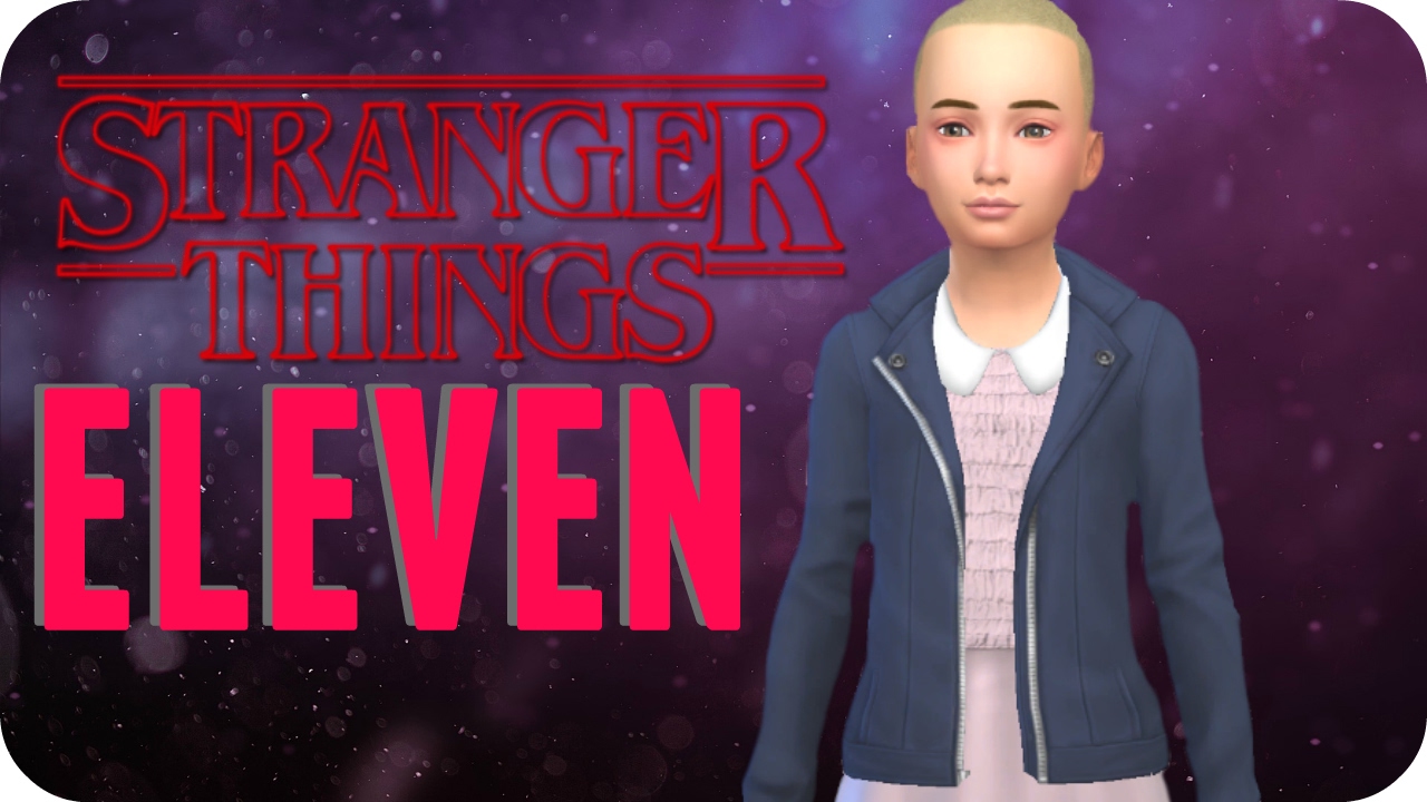 The Sims 4 // STRANGER THINGS ELEVEN | CAS + CC Links - YouTube