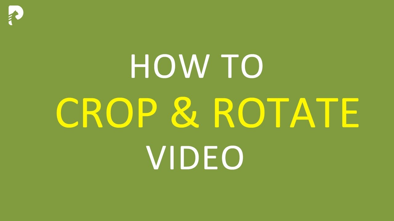 How to Crop&Rotate Video (Never Easier Than Ever) - YouTube