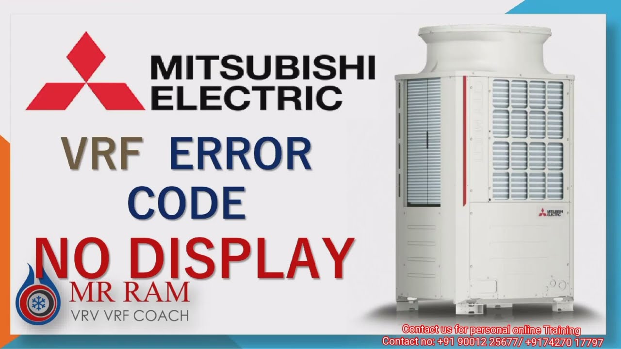 MITSUBISHI VRF Error Code NO DISPLAY English YouTube mitsubishi-vrf-error-code-no-display-english-youtube