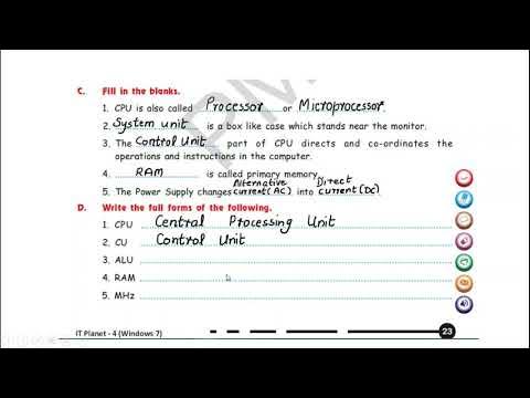 COMPUTER//CLASS 4//LESSON 3: Inside The System Unit( Back Exercises). - YouTube
