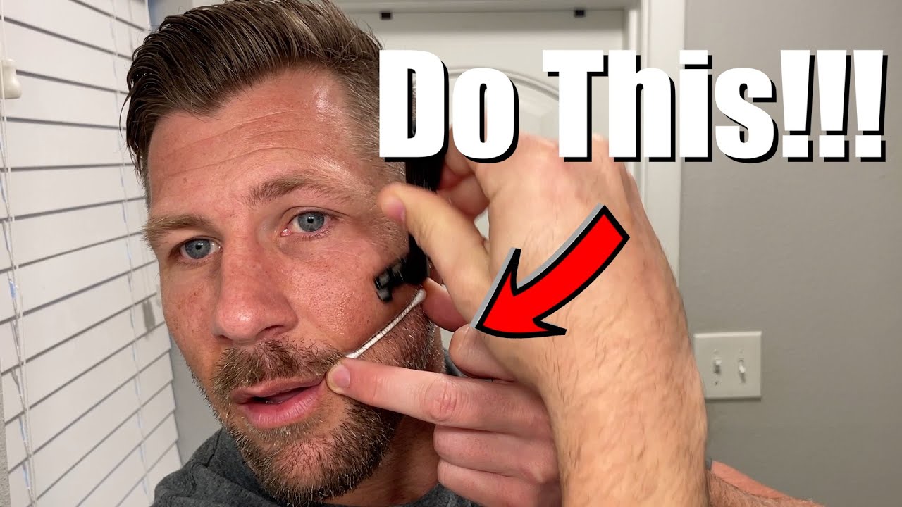How To Shave Your Cheek Line The Right Way Cheap and Easy!!! - YouTube