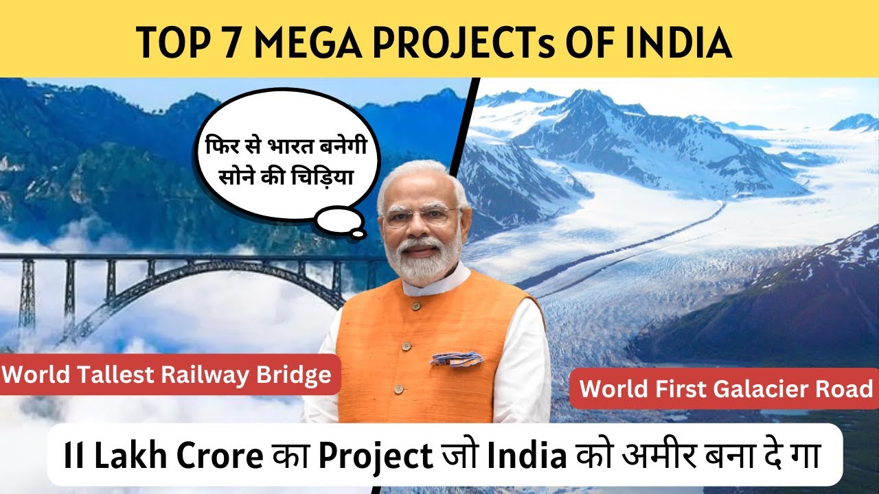 Top 7 Mega Projects in India | G20 देश भी हैरान है इन Upcoming Projects को देख कर | Part 1 ...