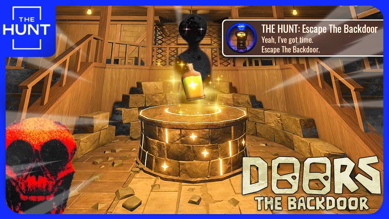 Roblox Doors-The Hunt: Escape The Backdoor Challenge - YouTube
