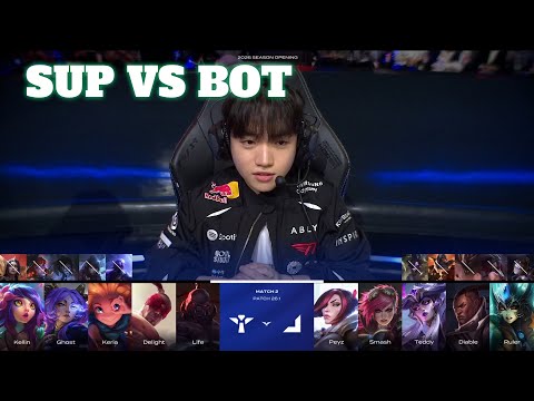 SUP vs BOT | LCK 2026 Season Opening Match 2 | Team SUP vs Team BOT