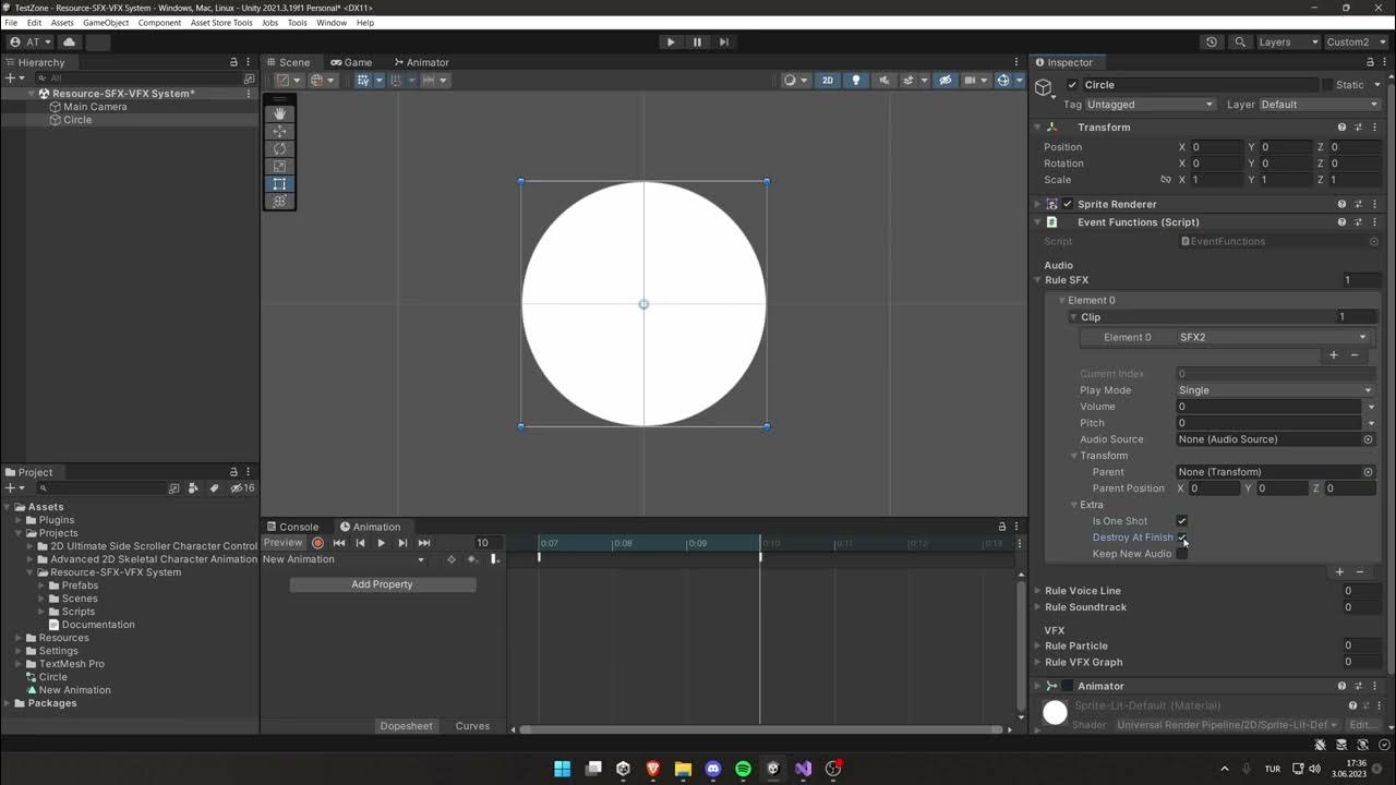 Unity Animation Event Functions Showcase - YouTube