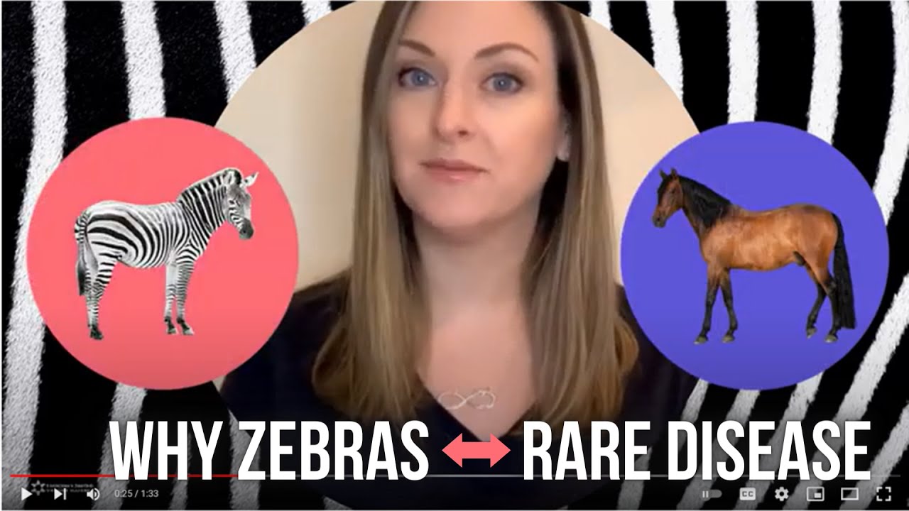 What do zebras have to do with rare diseases? Ask Lisa! - YouTube