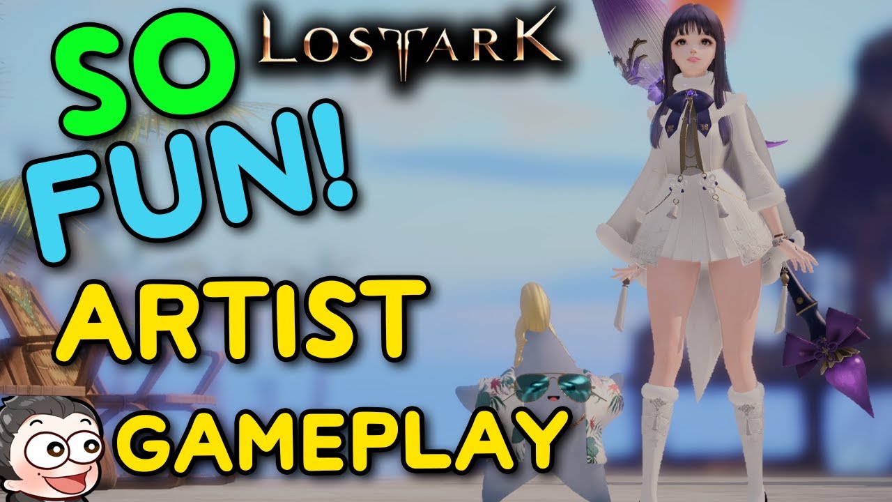 NEW Support Class! Artist Gameplay 1445+ 33333 | Lost Ark - YouTube