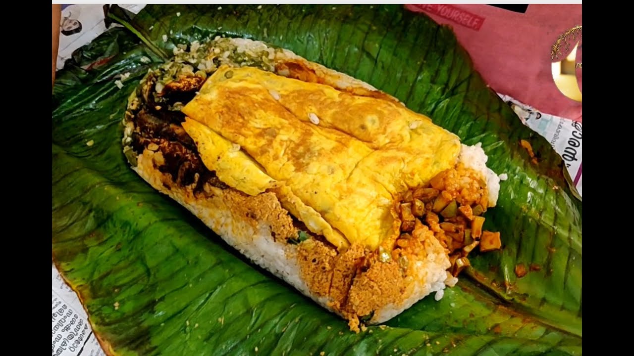Pothichoru ... പൊതിച്ചോറ്..... Kerala packed lunch - YouTube