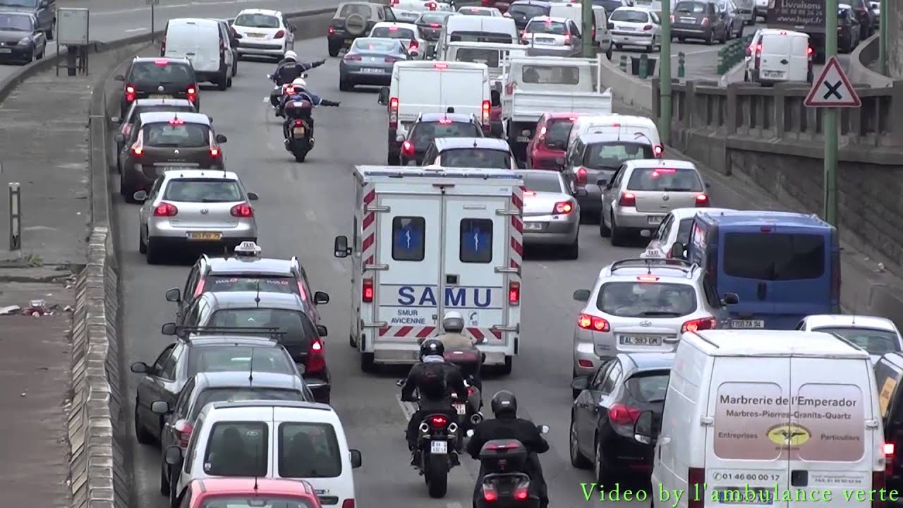 2x Moto Police Nationale + UMH SAMU 93 SMUR Avicenne - YouTube