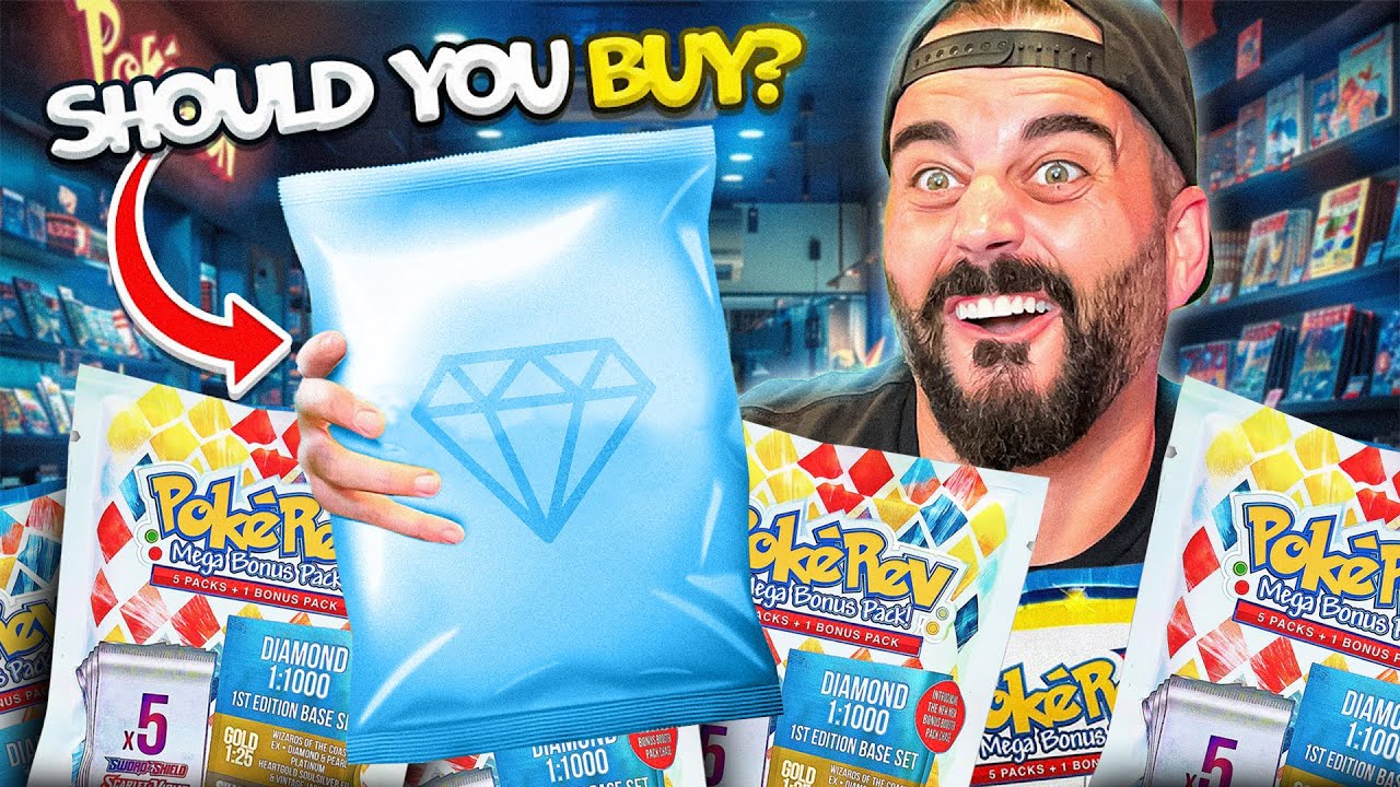 DIAMOND?! Opening NEW PokeRev 6.0 Mystery Packs - YouTube