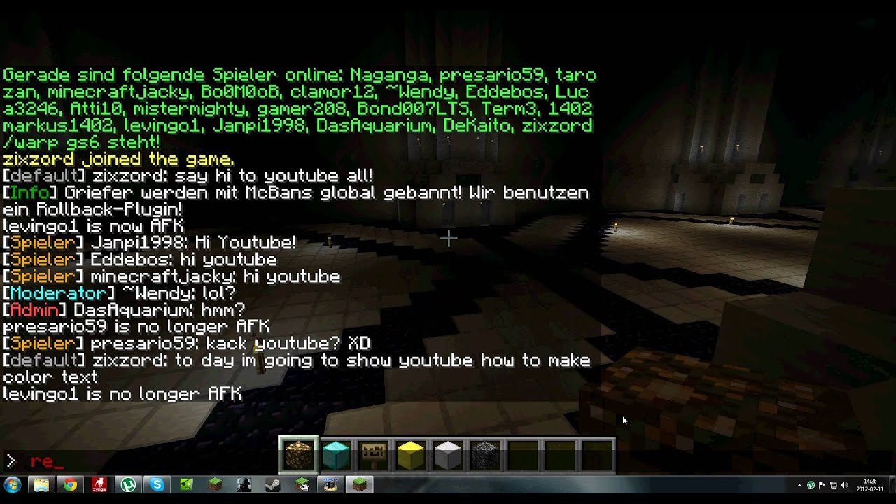 the minecraft colormatic how to do :) - YouTube