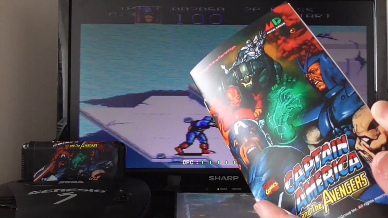 CAPTAIN AMERICA & THE AVENGERS Sega Mega Drive [Gameclub Serega] - YouTube