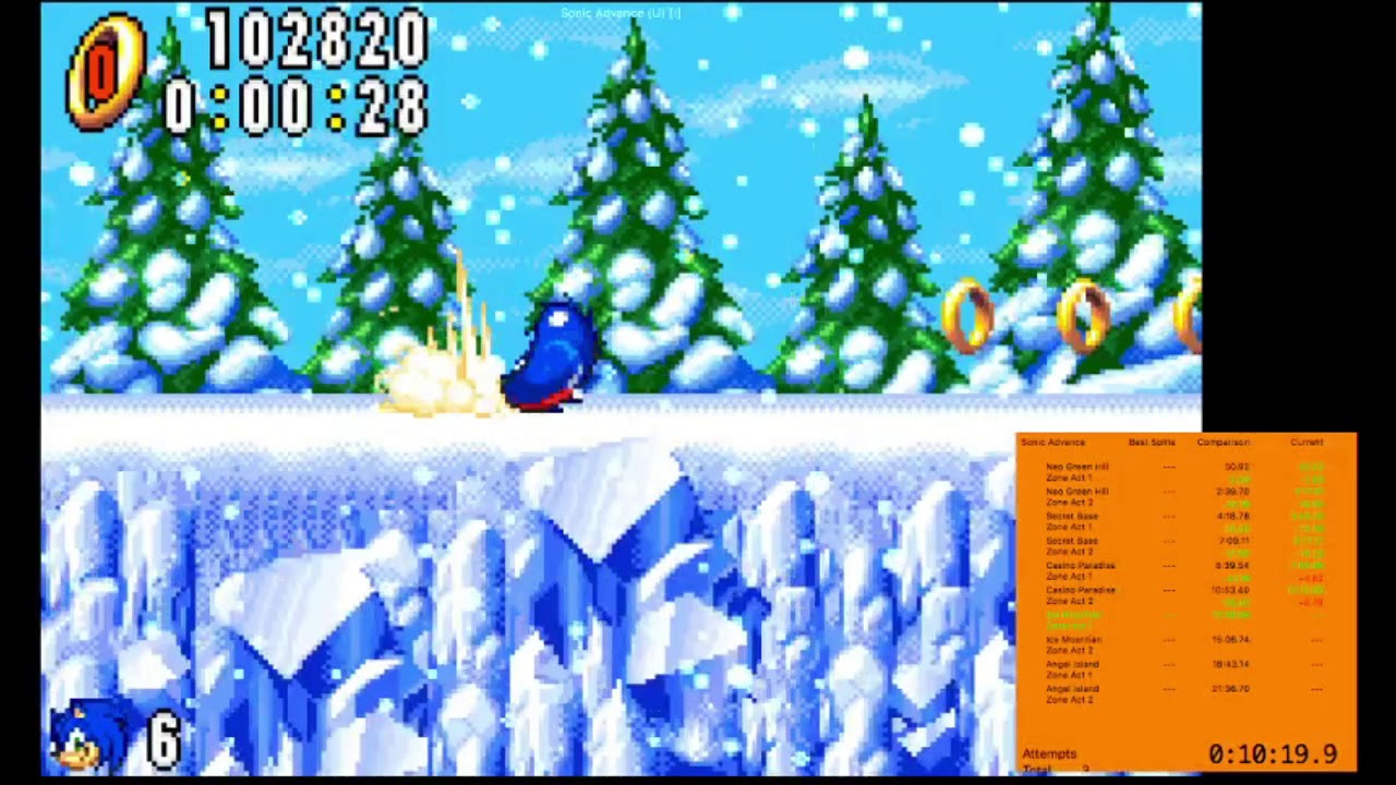 Sonic Advance Speedrun 33:06.07 (New PB) - YouTube