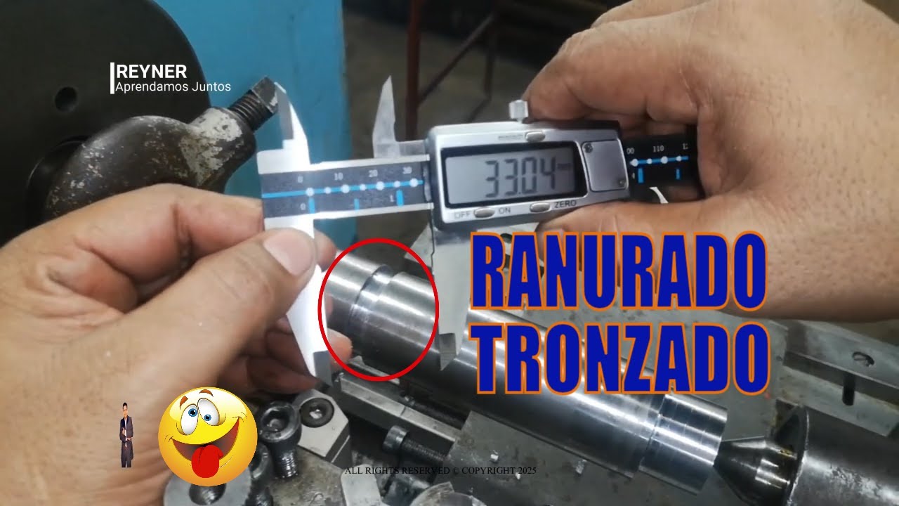 💥Clase Demostrativa de Ranurado o Tronzado en el Torno Paralelo en ...