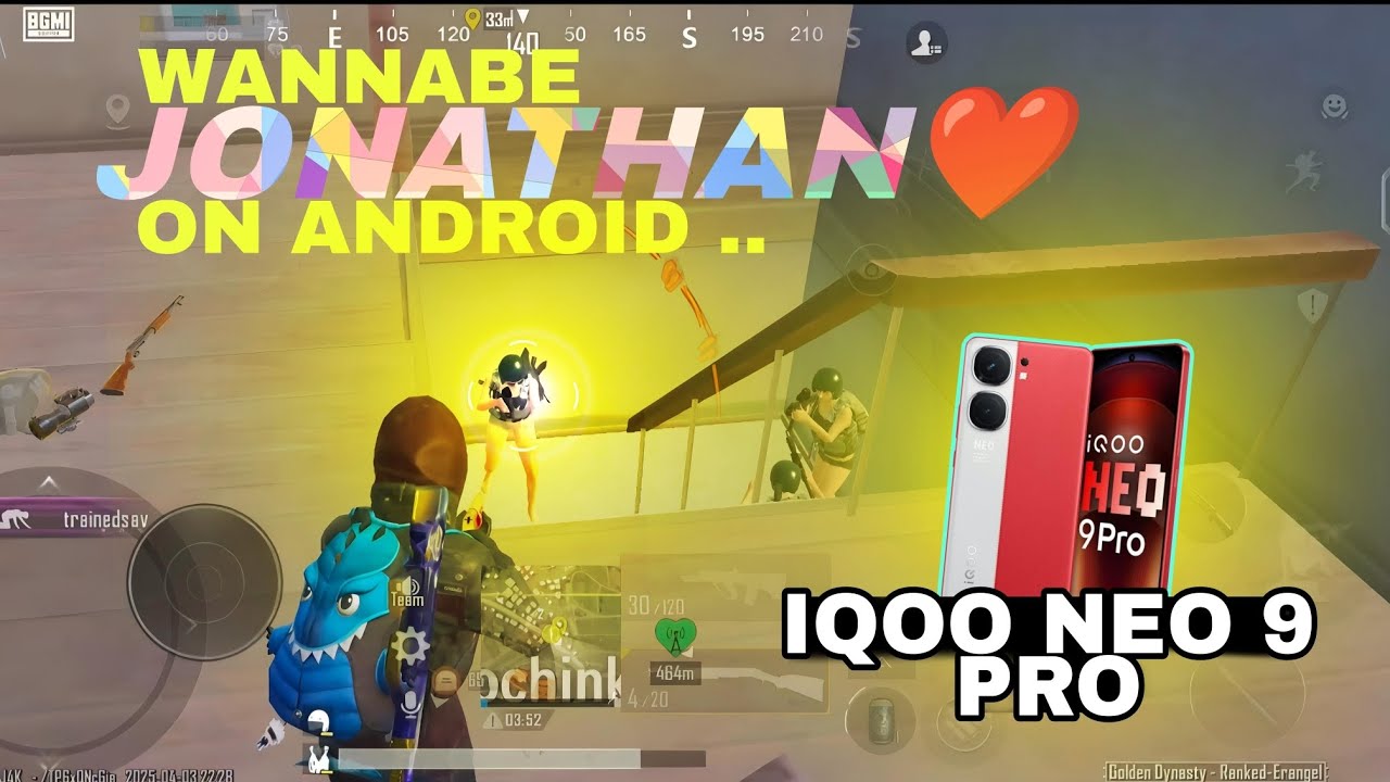WANNABE #JONATHAN ️ ON ANDROID/IQOO NEO 9 PRO SMOOTH +120 FPS/BGMI MONTAGE 17 - YouTube