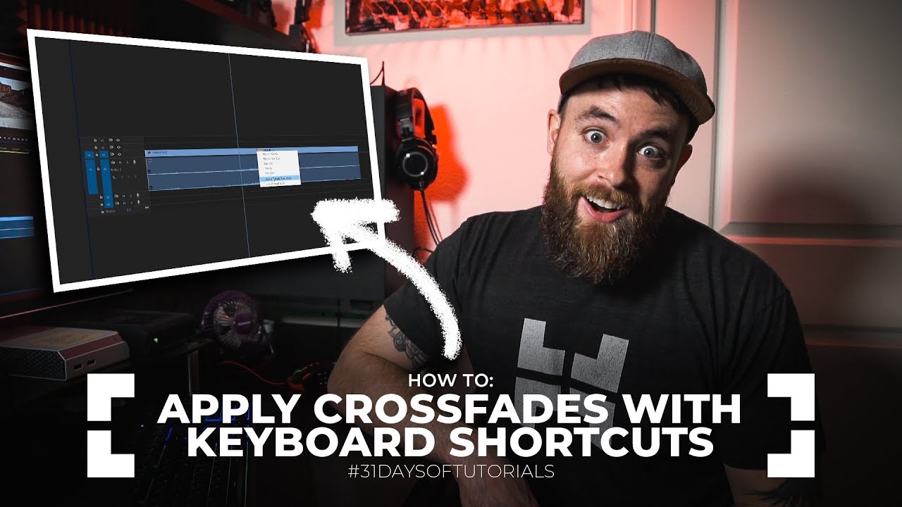QUICKLY apply video and audio crossfades using keyboard shortcuts in ...
