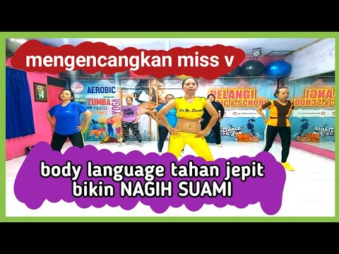 MENGENCANGKAN MISS V | body language jepit lepas bikin SUAMI NAGIH ...