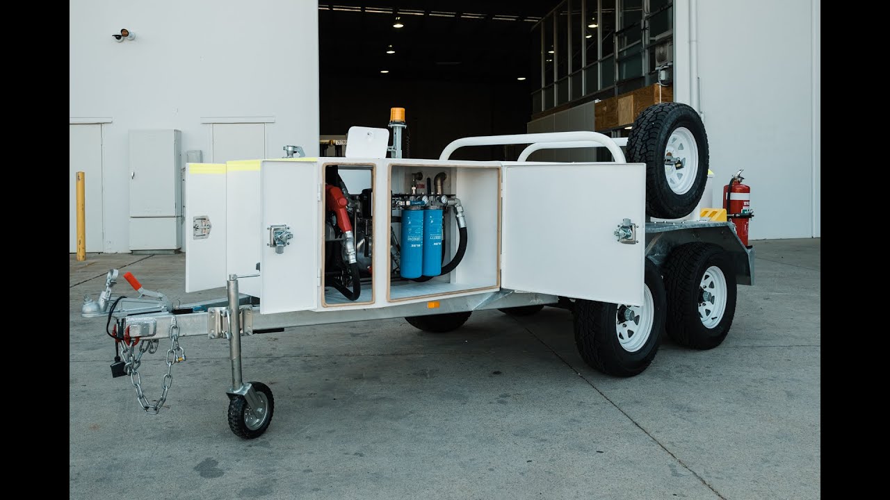 Fuel Trailer 1250L Self Bunded Low Profile Dual Axle SBHD1250 - Diesel ...