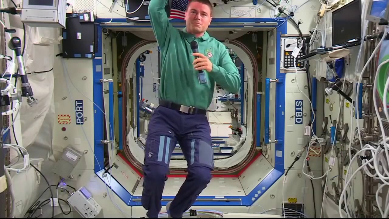 Space Station Astronaut Talks with Maryland Media - YouTube