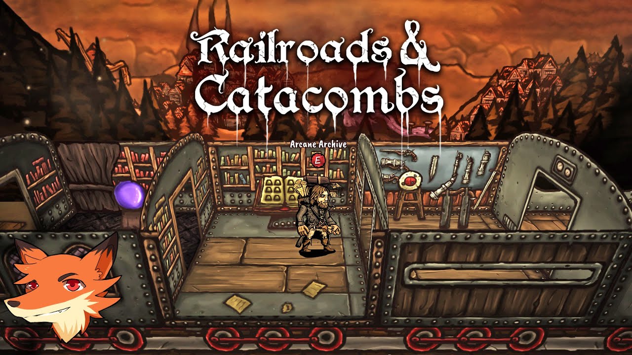 Railroads & Catacombs [FR] Survivez à l'apocalypse depuis votre train dans ce rogue-like! - YouTube