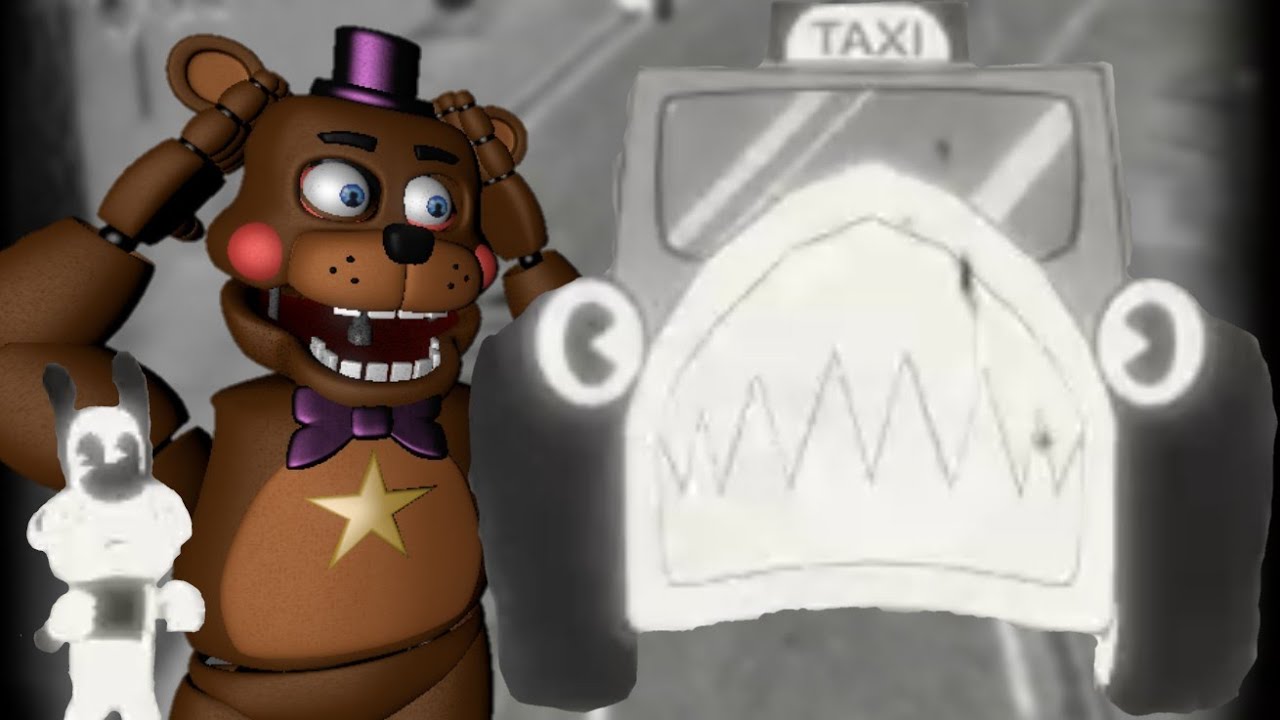 ROCKSTAR FREDDY PLAYS: Bendy In Nightmare Run (Part 2) "TAXI!" - YouTube