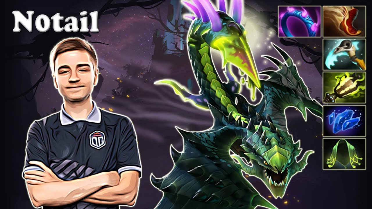 Notail - Viper Support | Dota 2 7.29c Gameplay - YouTube