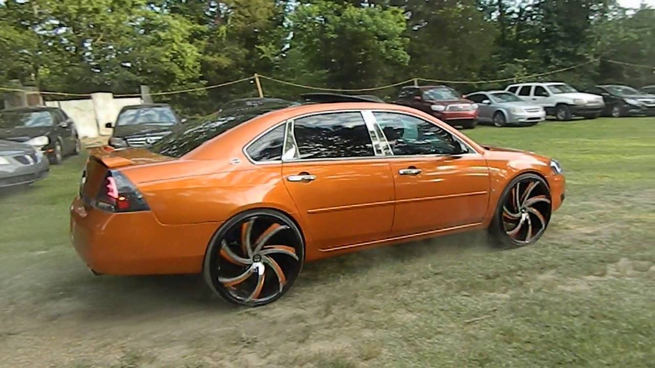 Chevy Impala on Massiv Wheels Wrapped Liquid Copper North Ms Whipz Car ...