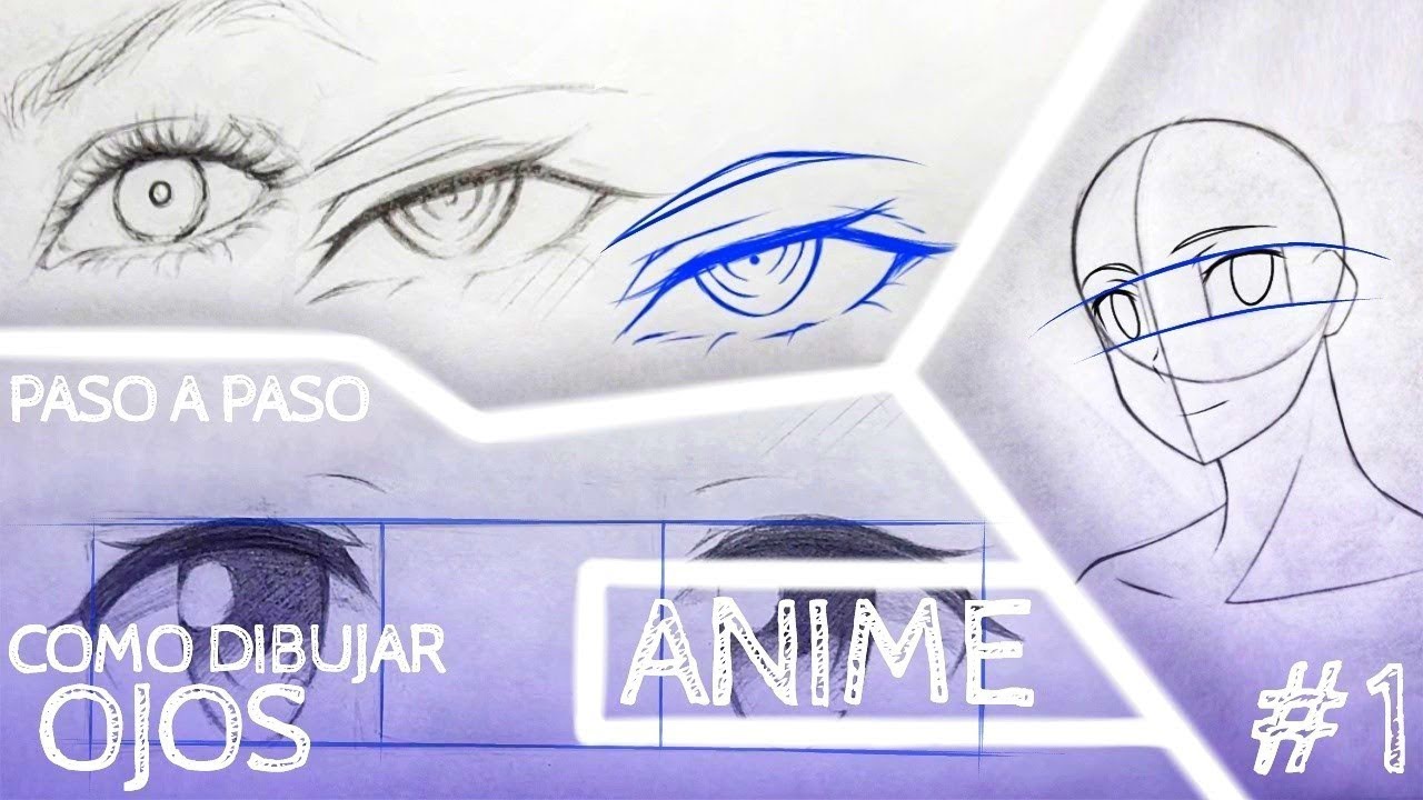 Como Dibujar Ojos Anime Masculino Y Femenino Paso A Paso Youtube