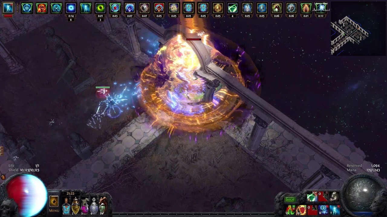 POE 2.5 CI Blade Flurry Gladiator Shaper - YouTube