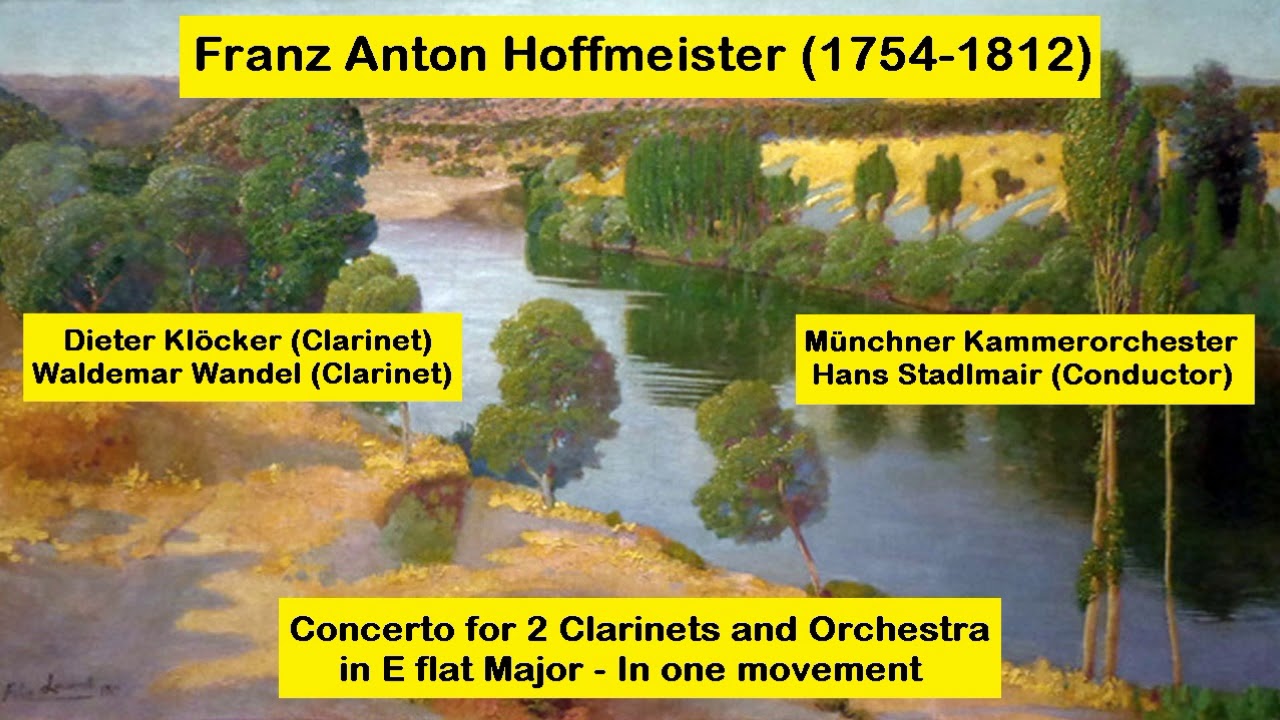 Franz Anton Hoffmeister (1754-1812) - Concerto for 2 Clarinets and ...