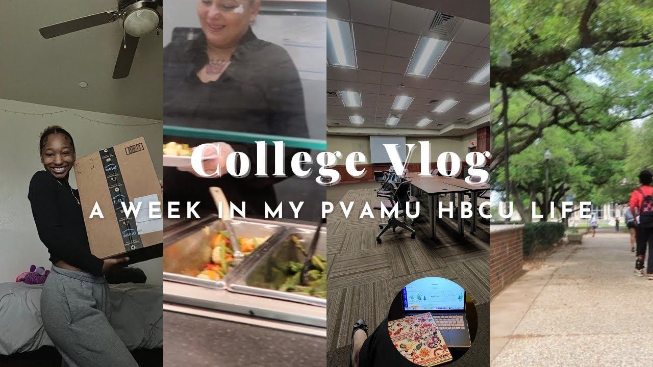 WEEK IN THE LIFE OF A HBCU COLLEGE STUDENT PVAMU *realistic* | Class ...
