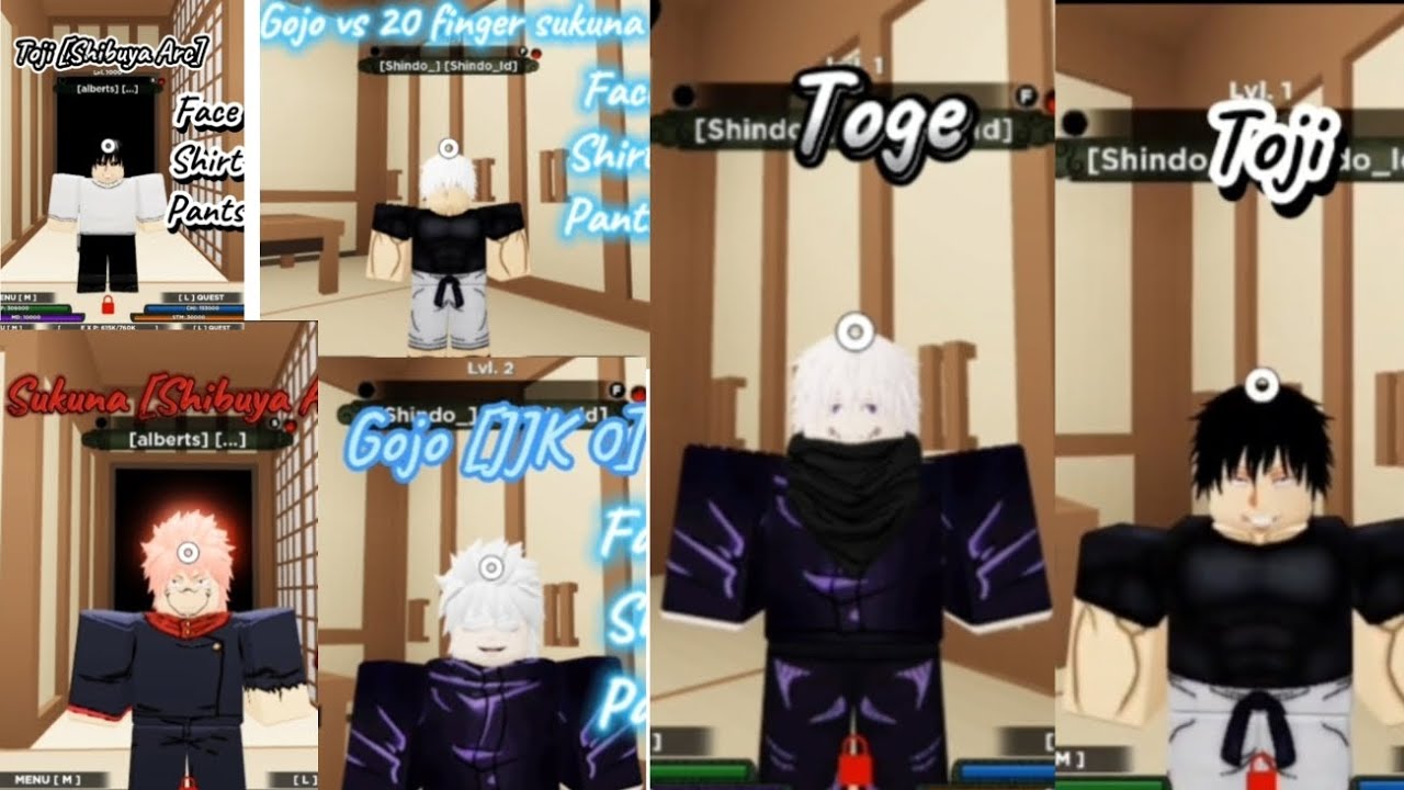 Shinobi Life 2 Jujutsu kaisen Character IDs. - YouTube
