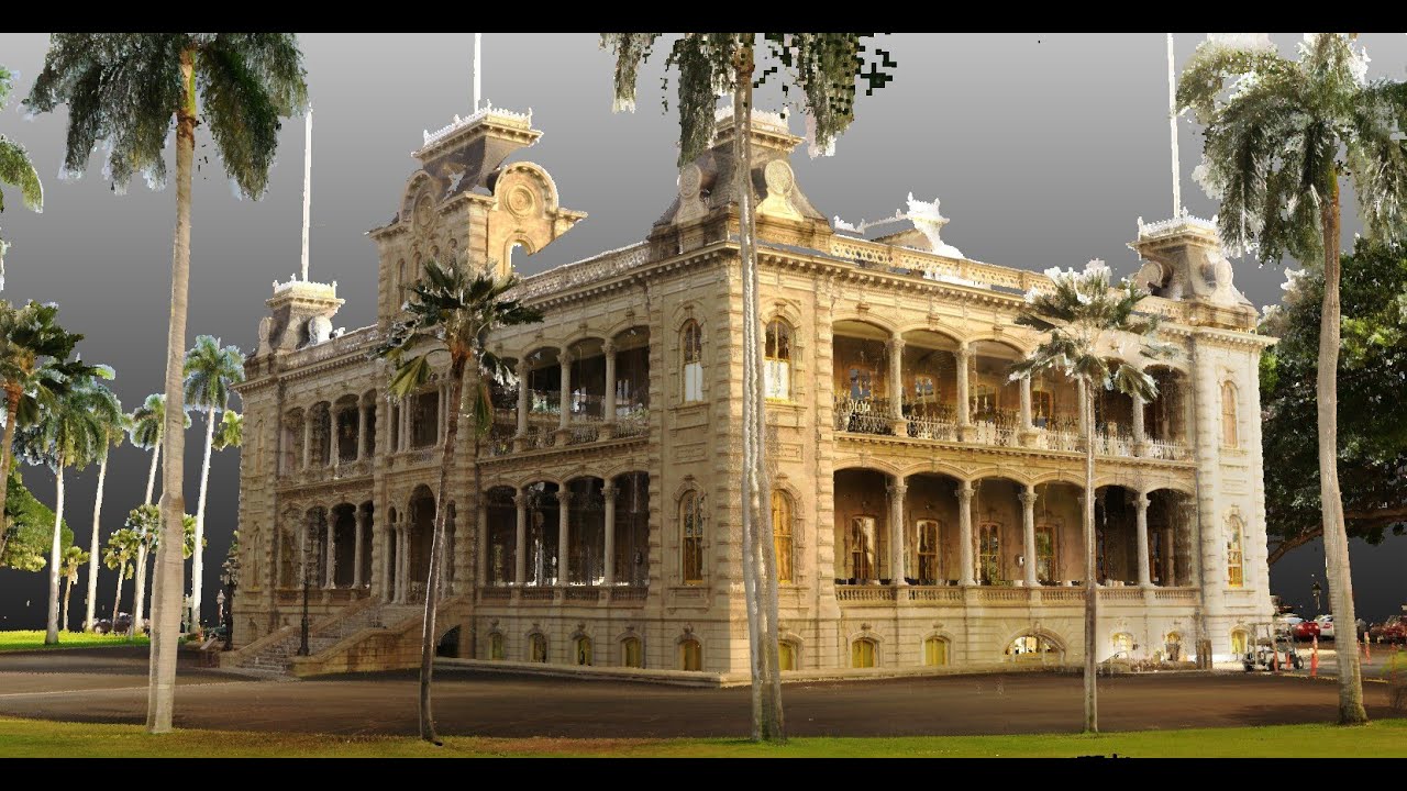Iolani Palace Exterior Scan - Honolulu Hawaii - YouTube