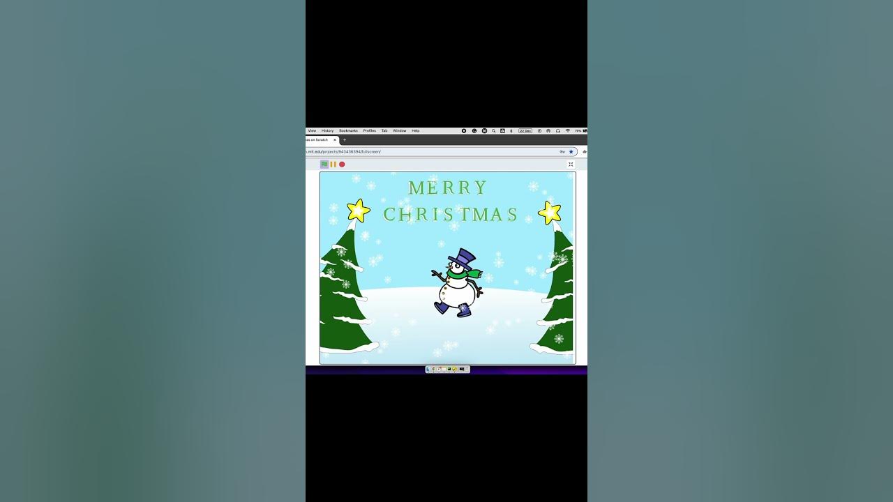 How To Make Snow Fall In Scratch Christmas Christmas2023 Scratch Scratchprogramming Shorts
