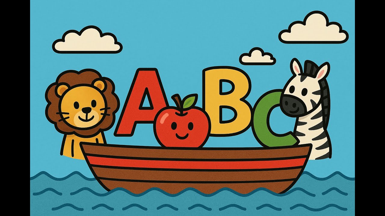 Alphabet Boat Journey 🚢 | A for Apple, B for Ball, Z for Zebra! - YouTube