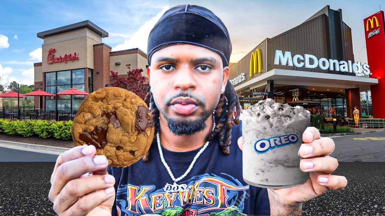 I Tried Every Fast Food DESSERTS In AMERICA - YouTube