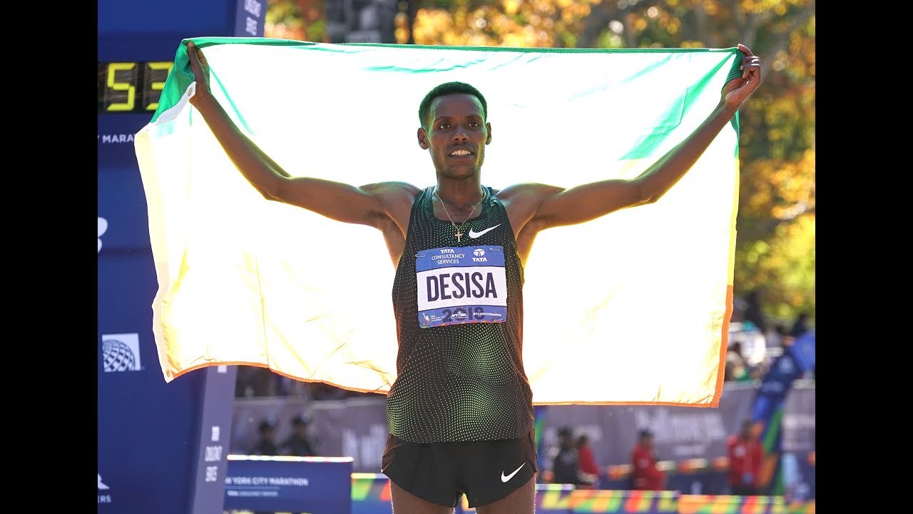 Lelisa Desisa from Ethiopia Has Won the Men's Division of the NYC ...